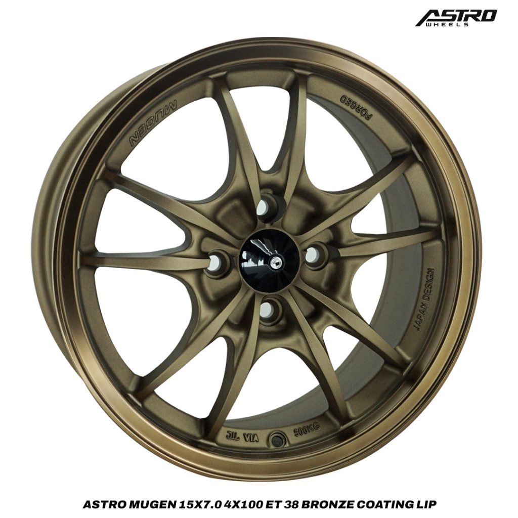 Velg Astro Mugen Ring 15X7.0 PCD 4X100 Bronze Coating Lip